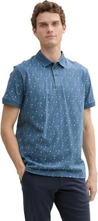 Tom Tailor Polo pour Homme, 37146 - Design à Rayures Bleues Moyennes, M