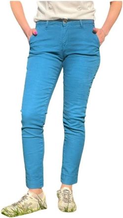 Denim Studio Femme, Jeans, Bleu, Taille: W27 Pantalon Slim Charlie