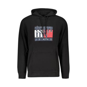 Tommy Hilfiger Schwarzer Baumwoll Herren Pullover - - Sweatshirts & Hoodies - Herren - Schwarzk - XL
