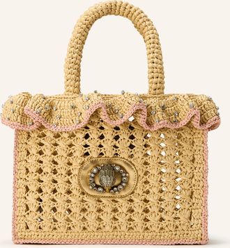 Kurt Geiger Shopper Chelsa Large Mit Schmucksteinen beige