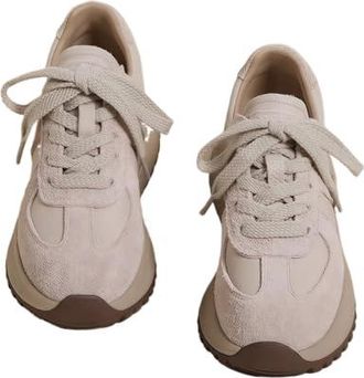 Generic Baskets montantes à semelle épaisse, beige, 41 EU