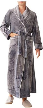 Generic Pyjama pour Homme - Ensemble Pyjama - Peignoir dhiver - Gants de Toilette pour Homme - Grande Taille - Peignoir Long dhiver f25