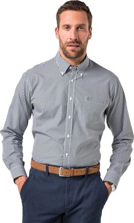 JP1880 Hemd, Business, Vichy-Karo, bis 8XL, Comfort Fit, Easycare Shirt, waldgr&uuml;n, XXXXXXXXL