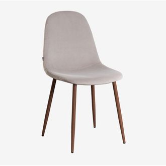 Sklum Pack mit 2 Glamm Esszimmerst&uuml;hlen Dunkles Holz