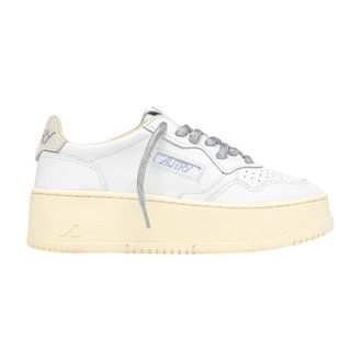 Autry Femme, Chaussures, Blanc, Taille: 36 EU Platform Low