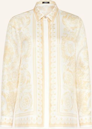 Versace Hemdbluse Barocco Aus Seide gold