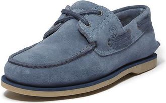 Timberland Classic Boat TB0A4187EBM Chaussures bateau, Daim bleu moyen, 46 EU Weit