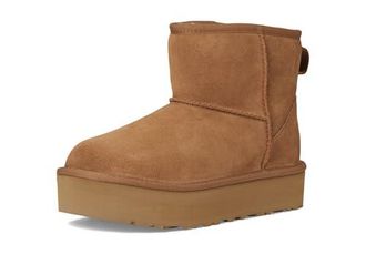 UGG Classic Mini Platform, Botte tendance, CHESTNUT