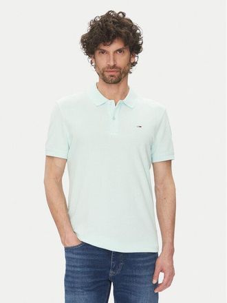Tommy Jeans Poloshirt DM0DM20226 Grün Slim Fit