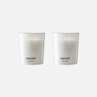 Meraki Scented candle, White garden