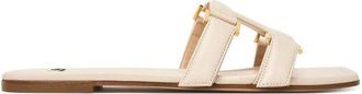 Elisabetta Franchi Pantoletten SA-50L-62E2-V550 Creme