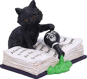 Nemesis Now Mischievous Katzenfigur, Schwarz, 10,5 cm