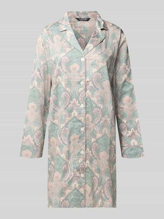 Lauren Ralph Lauren Relaxed Fit Nachthemd aus Baumwoll-Mix