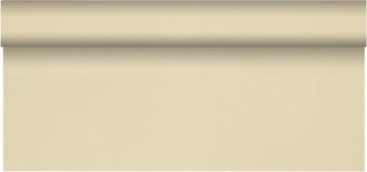 Papstar Papstar, Tischdecke, stoffähnlich, Vlies soft selection plus 25 m x 1,18 m champagner auf Rolle, 84936