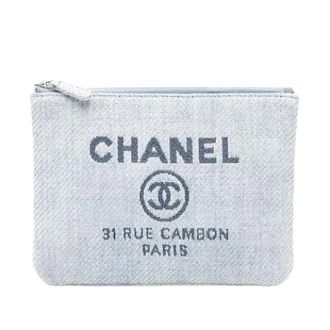 Chanel Pre-owned Denim Clutch - - Pre-owned - Damen - Blau - ONE SIZE