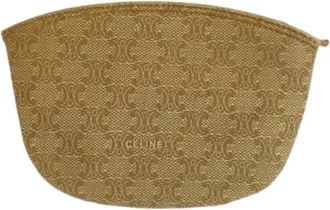 Celine Pre-owned Vintage Macadam PVC Coin Case - Femme - Pre-owned - Beige - Taille: ONE Size