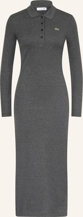 Lacoste Jersey-Polokleid grau