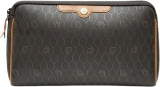 Dior Pre-owned Canvas Clutch - Femme - Pre-owned - Brun - Taille: ONE Size