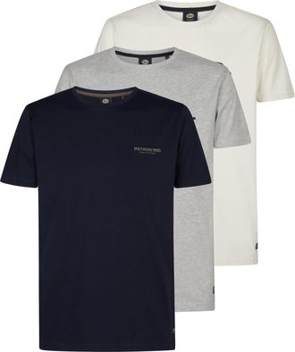 Petrol Industries 3er-Pack T-Shirts Smoky Hill XXL