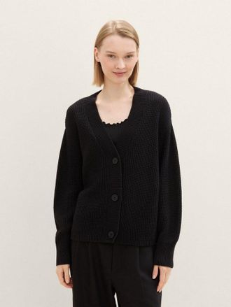 Tom Tailor Cardigan Pullover & Strickjacken Cardigan mit V-Ausschnitt