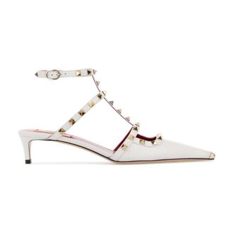 Valentino Garavani Femme, Chaussures, Blanc, Taille: 37 1/2 EU Escarpins