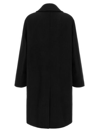 Fendi Virgin Wool and Angora Coat - Black