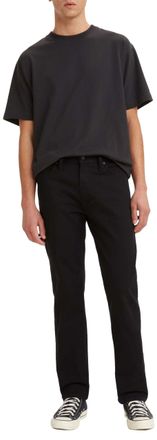 Levi's Herren 513 Slim Straight Jeans, Jet Black, 32W / 32L