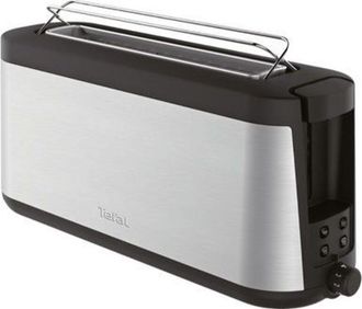 T-fal TL4308 Toaster 2 Scheibe(n) 1000 W Schwarz, Edelstahl