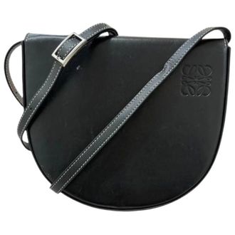 Loewe Sac bandouli&egrave;re en cuir Pre-owned - Femme - Pre-owned - Noir - Taille: ONE Size
