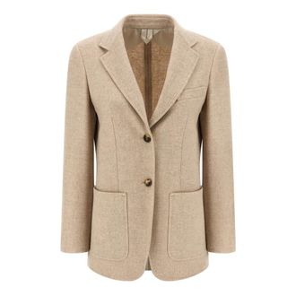Max Mara Caraffa Blazer - - Jackets - Damen - Beige - XS