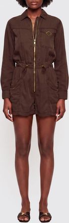 Elisabetta Franchi Jumpsuit Damen Farbe Braun