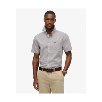 Superdry Chemise &agrave; manches courtes en lin et coton City