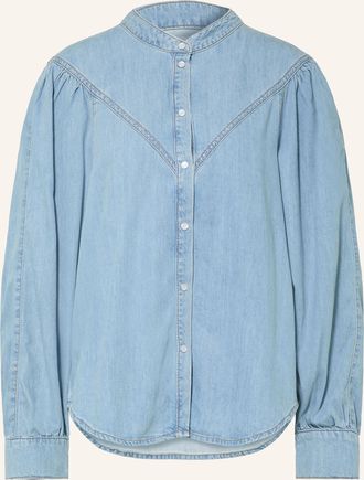 BA&SH Ba&Sh Jeansbluse Alino blau