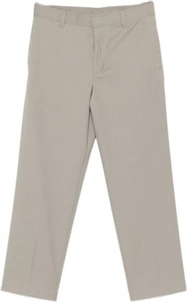 Emporio Armani Homme, Pantalons, Gris, Taille: XL Pantalon en laine l&eacute;g&egrave;re &agrave; micro-motif chevrons