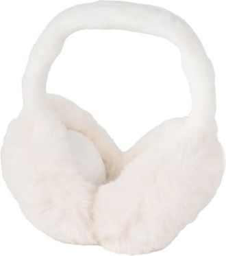 styleBREAKER Cache-oreilles pour femmes, couleur unie, aspect peluche - Earmuffs doux et moelleux pour les froides journ&eacute;es dhiver 04026070, couleur:Cr&egrave;me