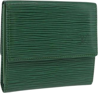 Louis Vuitton Portefeuille Pre-owned - Femme - Pre-owned - Vert - Taille: ONE Size