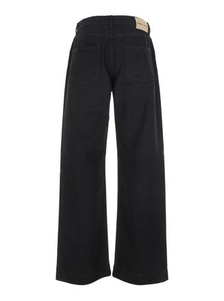 Alexander McQueen Mens Black Denim Jeans With Belt Loops Cotton