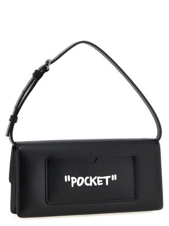 Off-white Womens Bicolor Calfskin Shoulder Bag
