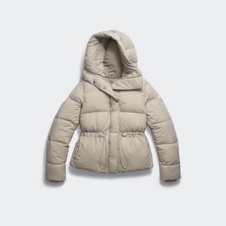 Canada Goose Montgomery Jacke Tonal Label (Weiblich, Limestone, XS)