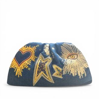 Sista Paris Femme, Sacs, Bleu, Taille: ONE Size Uniq Big Denim Cosmic