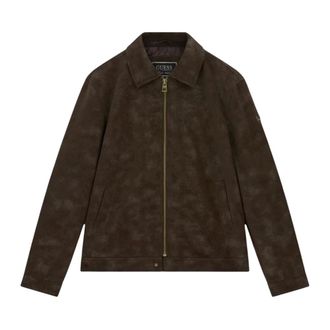 Guess Kunstlederjacke - - Jackets - Herren - Braun - S