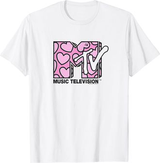 Giesswein Pink Heart Filled Logo Valentines Day Music Television T-Shirt