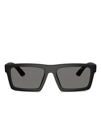 Prada lunettes de soleil à monture carrée - Noir