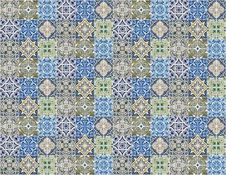 Vilber Teppich, Vinyl, Mehrfarbig-01, 155 x 200 cm