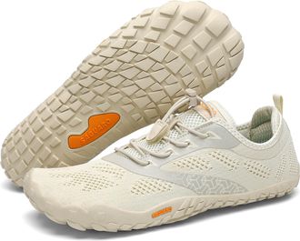 Saguaro Barfußschuhe Herren Barfuss Schuhe Damen Sommer Outdoor Barfussschuhe Leicht rutschfest Barefoot Shoes for Women Men, Beige 42EU