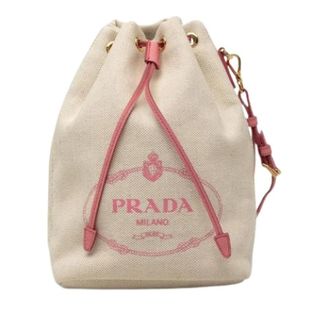 Prada Pre-owned Canvas Pouch - - Pre-owned - Damen - Beige - ONE SIZE