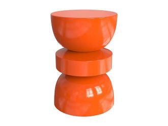 Vente-Unique Beistelltisch aus Metall - Orange - TUVAMI