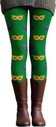 Generic Legging Femme Coupe Slim Mode Imprim&eacute; Halloween Leggings Sport Yoga Leggings Tricot Blanc Leggings Femmes Opaque, Noir, XXL