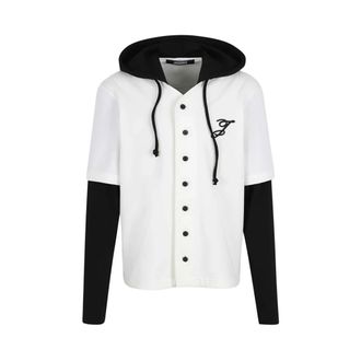 Jacquemus Homme, Sweatshirts et sweats &agrave; capuche, Blanc, Taille: XL Le T-shirt Letro