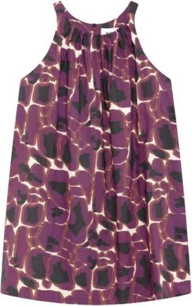 Alpha Studio Femme, Robes, Multicolore, Taille: 40 FR Abito Girocollo Corto Senza Maniche